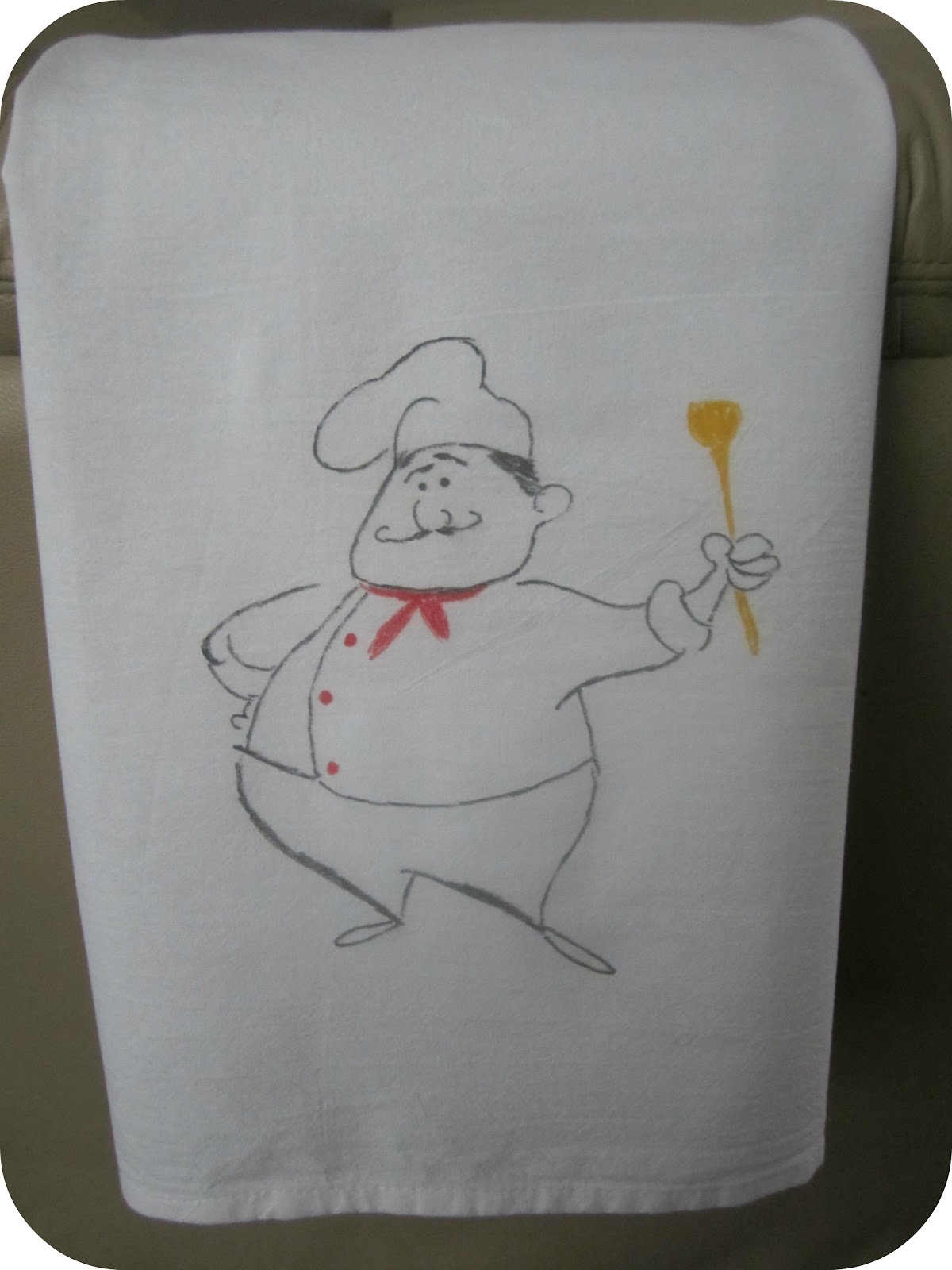 Sweet Magnolia Way: Chef Tea Towel