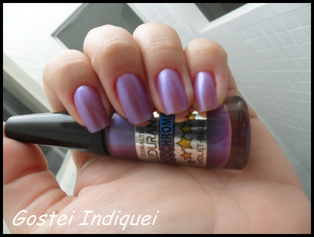 Esmalte da Semana: Violet-Blue Ludurana - Gostei Indiquei