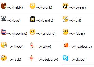 Wallpaper: Hidden Skype Emoticons 1