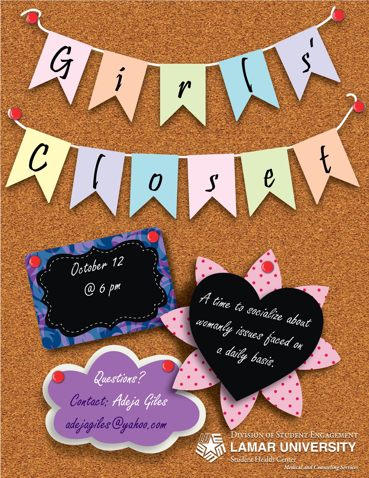 Marly's Creative Palace: Girl's Closet Poster