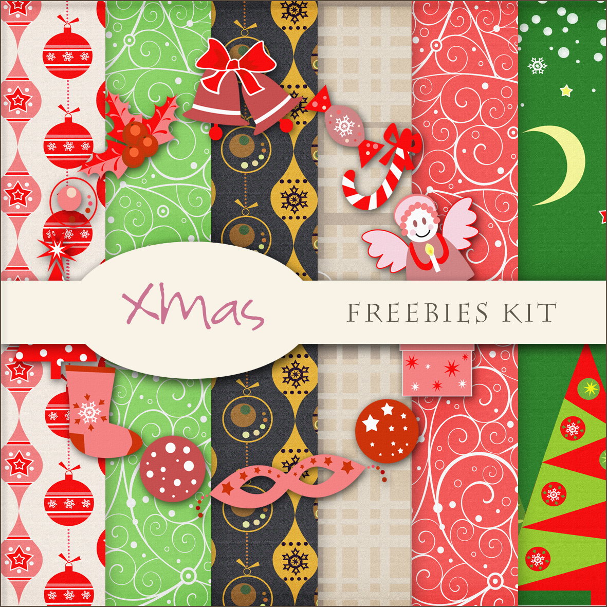 Scrap. DOT: Freebies Backgrounds Kit