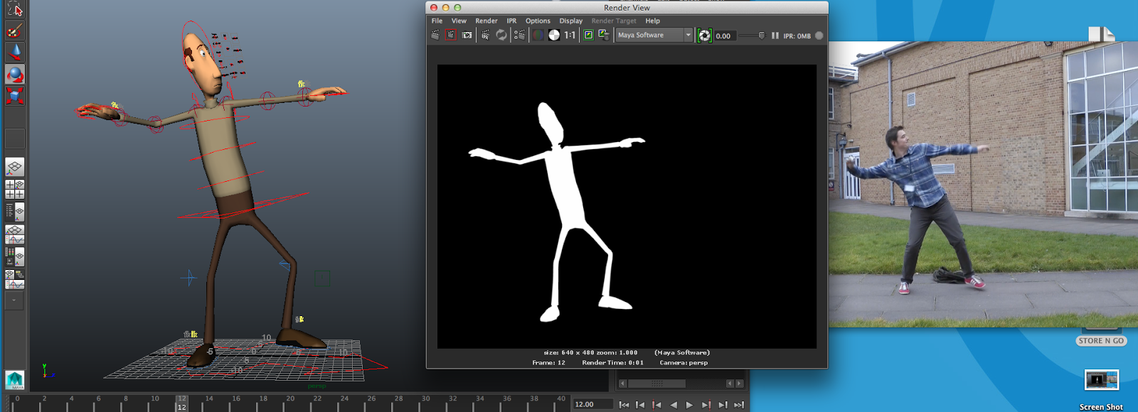 CGI Rigging and Animation: Throwing A Ball (Pose To Pose Animation)