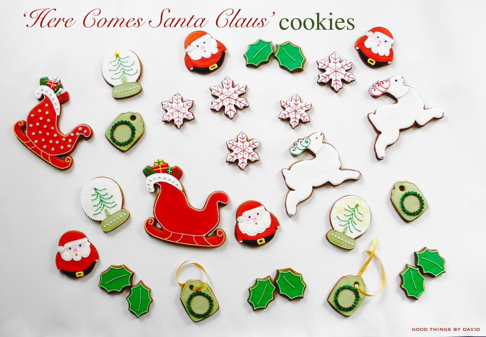 'Here Comes Santa Claus' Cookies