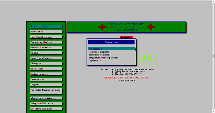Aplikasi Software Rumah Sakit