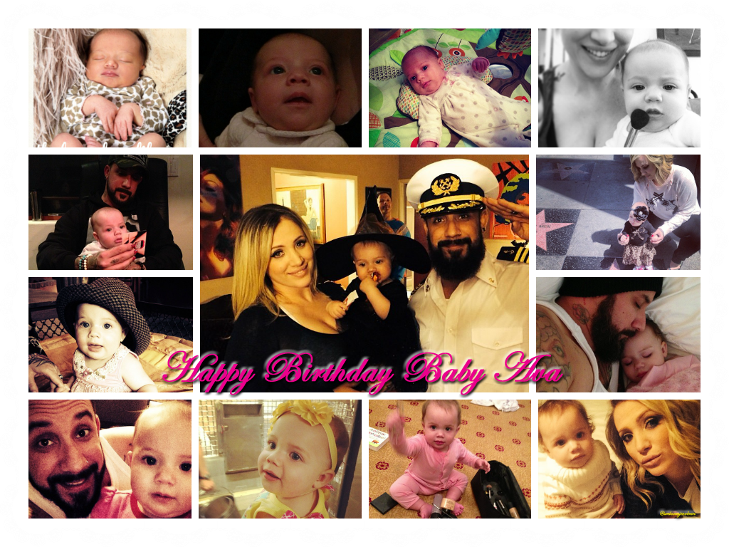 We Love AJ McLean::..: [Baby Ava] Happy 1st Birthday, Baby Ava!