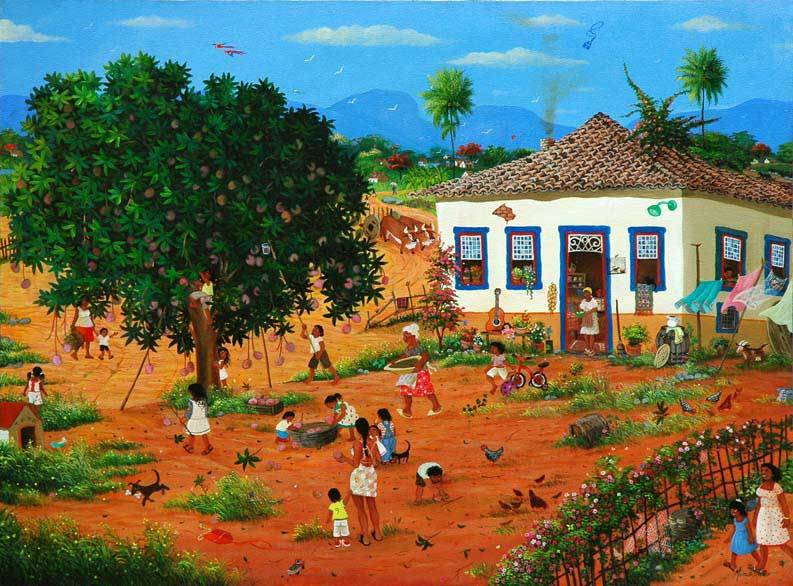 Sala da Lareira: Pintura Naif (Primitivismo)