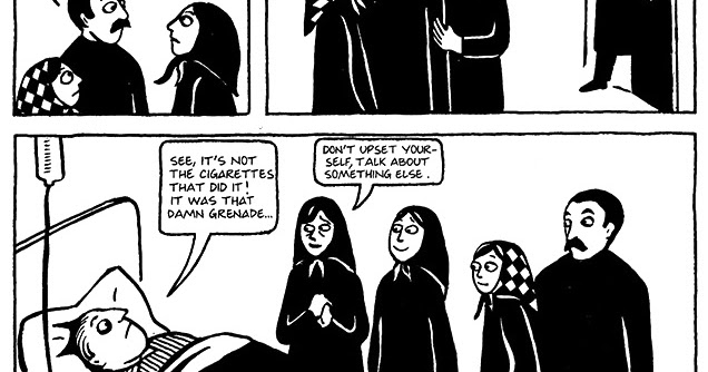 Read Persepolis 1, Section 16: The Passport, Page 122