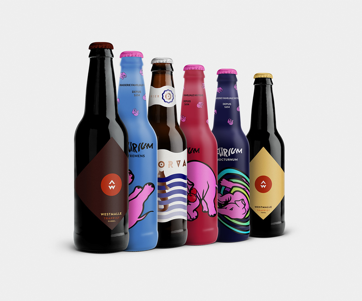 Belgian Beers Labels Redesign (Concept) – Packaging Of The World
