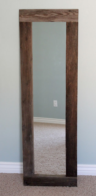 creatively christy: DIY Reclaimed Wood Framed Mirror