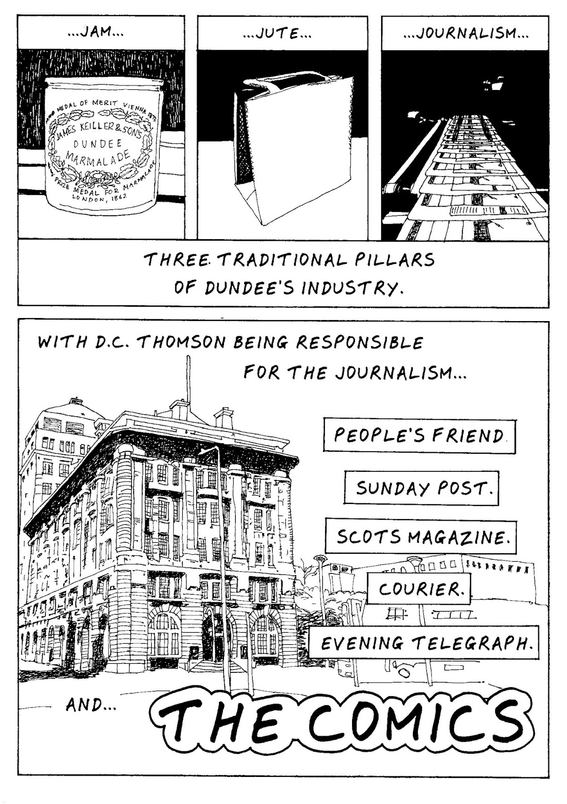 FRED EGG COMICS: DUNDEE COMICS COMIC