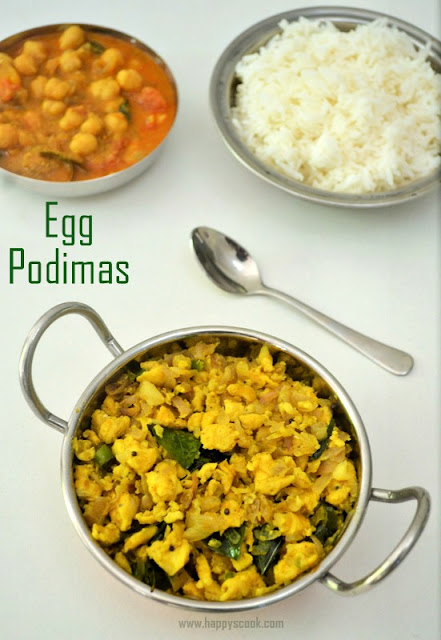 Egg Podimas Recipe | Muttai Podimas | Egg Poriyal | Scrambled Egg | Egg ...