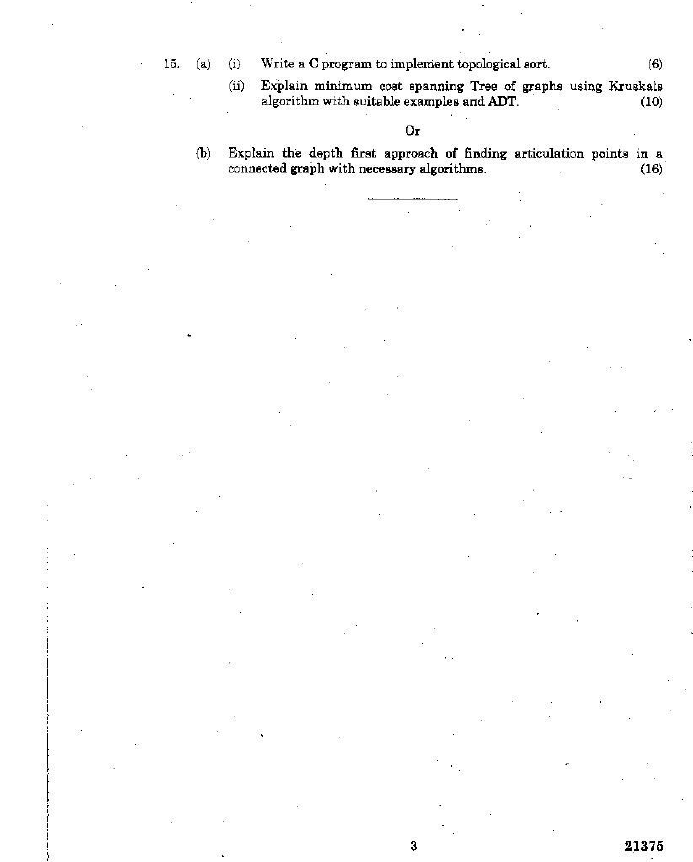 CS2201 Data Structures Nov Dec 2015 Question Paper - University ...