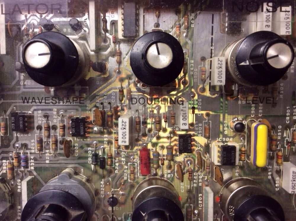 MATRIXSYNTH: Custom Moog Micromoog SN 5326 with Clear Acrylic Front Panel