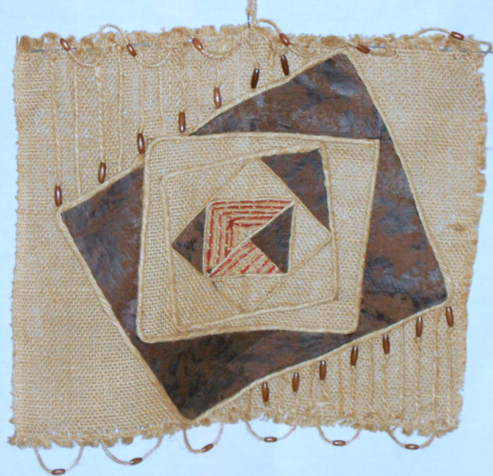 ATELIERUL DIN MANSARDA: Lucrare decorativa compozitie pe panza de sac ...