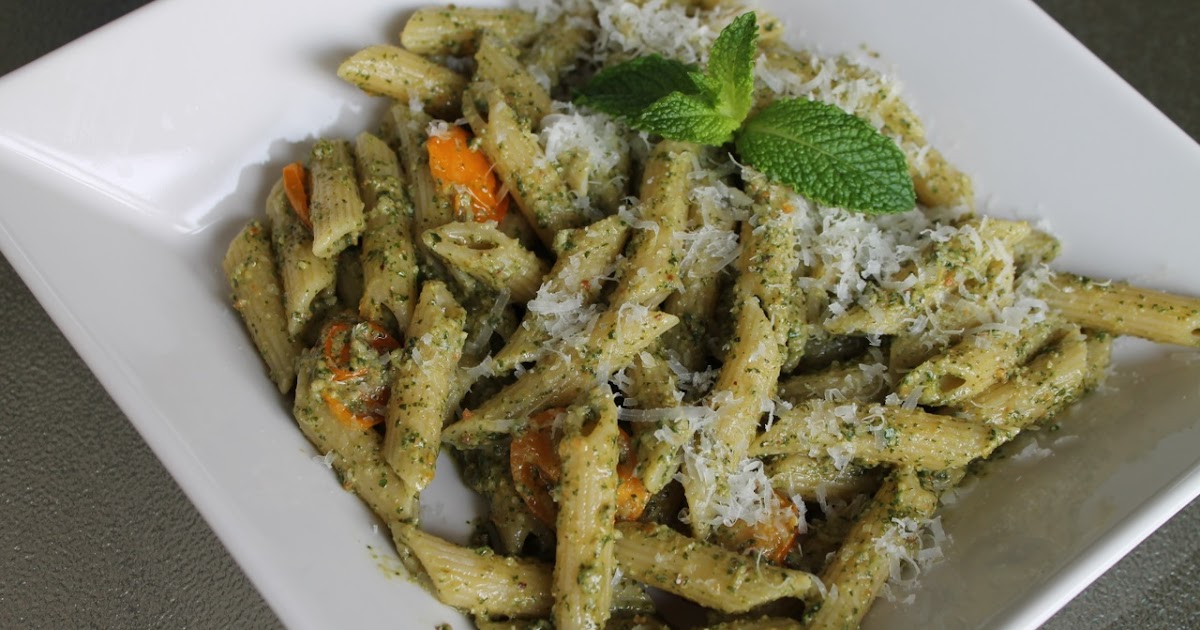 Cook In / Dine Out: Pasta with Mint Pesto