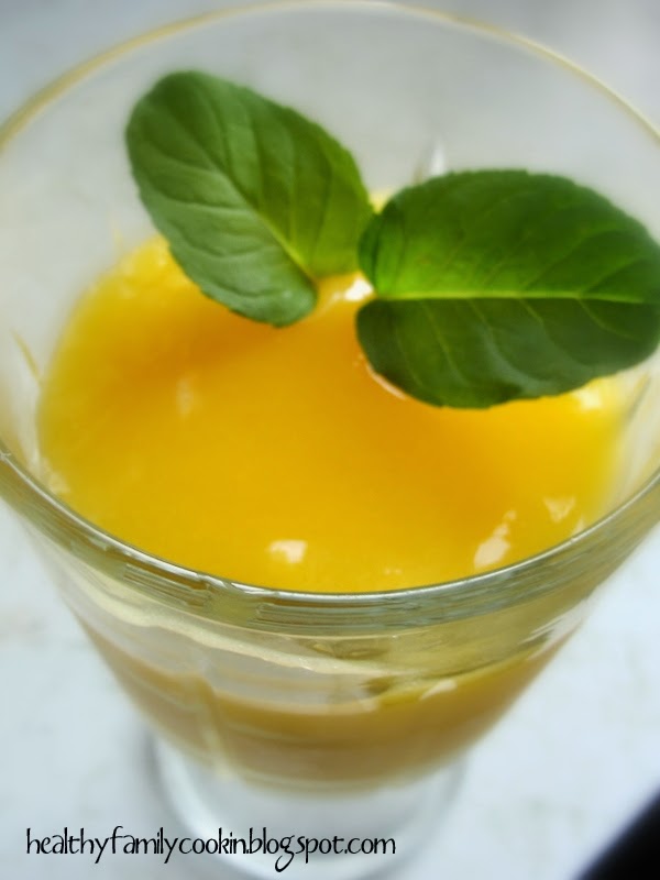 Healthy Family Cookin': Fresh Mango Slushie