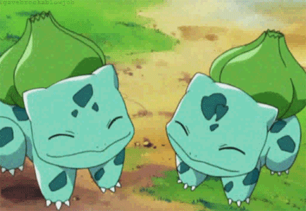 AKI GIFS: Gifs animados Bulbasaur (Pokémon)