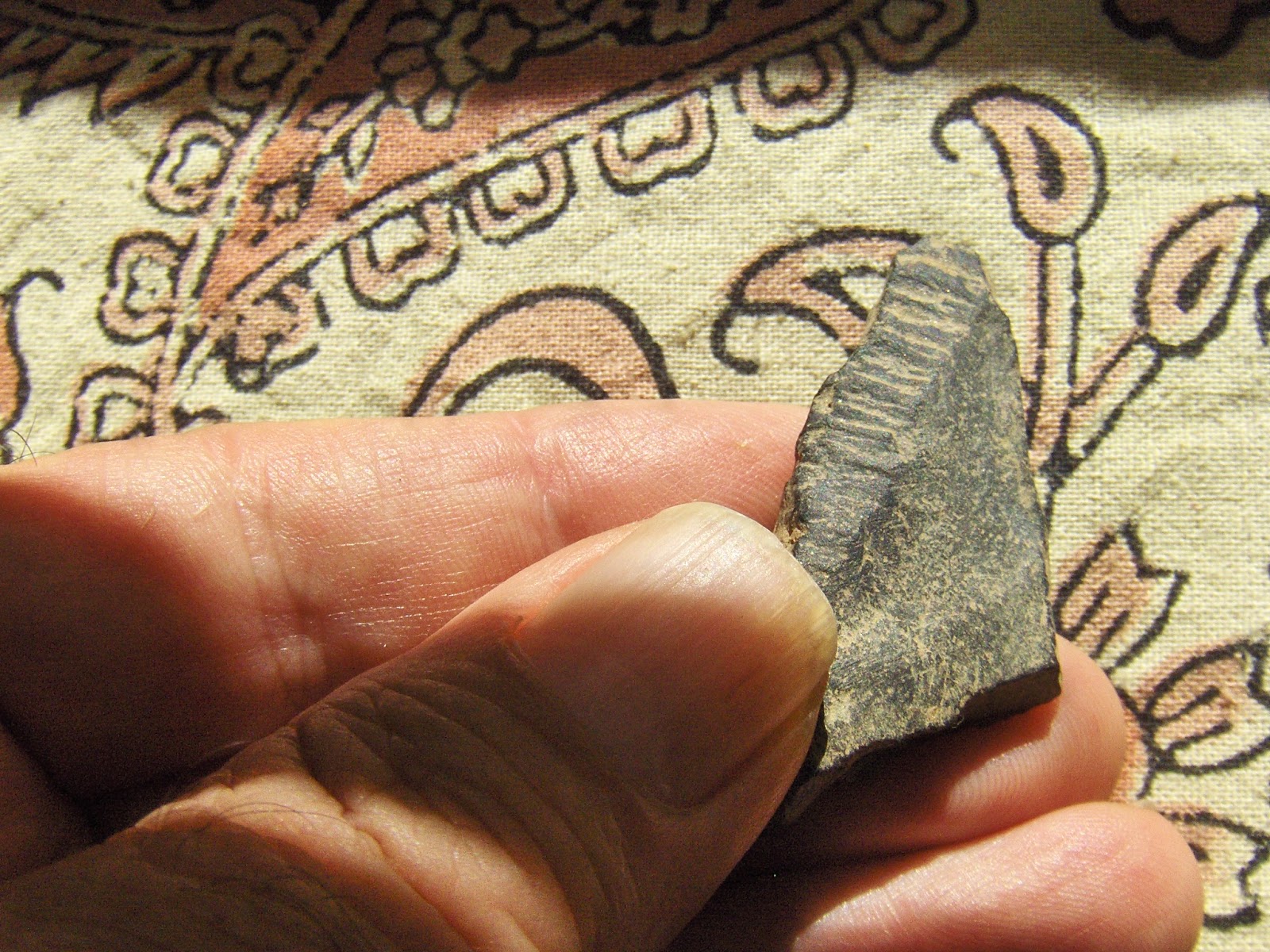 Rock Piles: Curious rock with scratches on it (or "Tally Stone")
