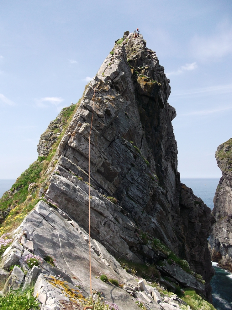 Donegal Rock Climbing. Unique Ascent: Sea Stack Climbing