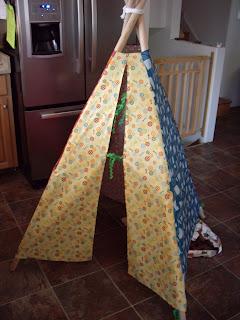 Material Girls Quilts: Tee pee tutorial