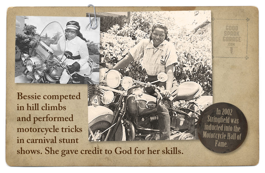 MOTOtaxidiotis: The Motorcycle Queen of Miami, Bessie Stringfield.