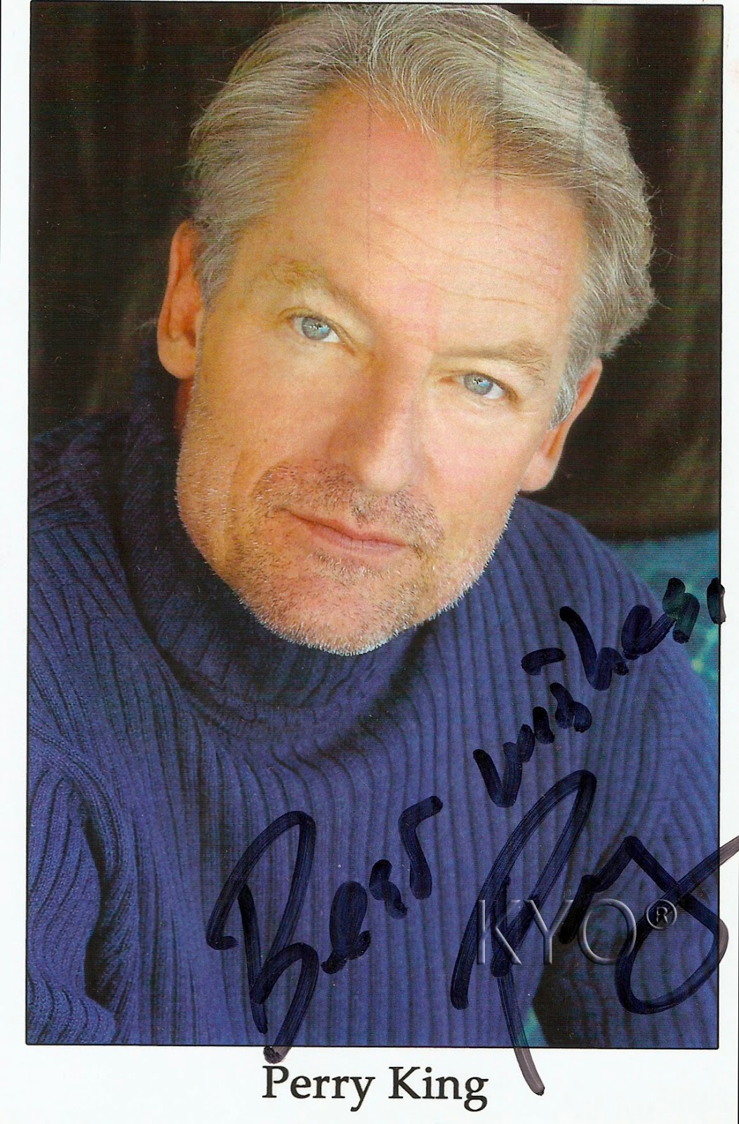 Chris Autographs: Perry King