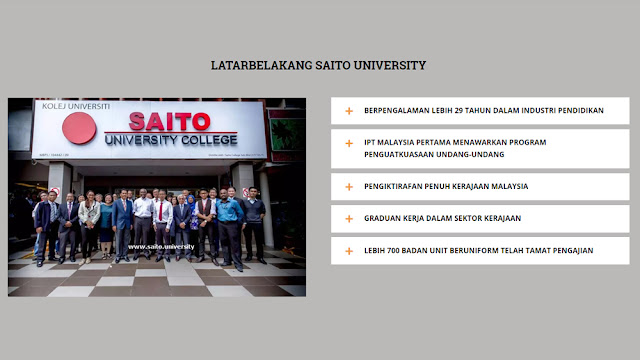 Kursus Penguatkuasa Undang-undang di Saito University College