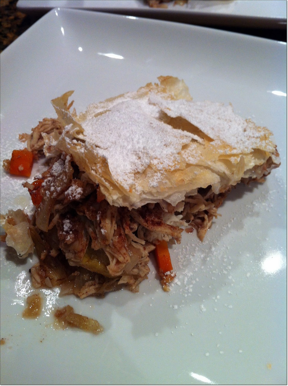 The Dinner Plate Project: Moroccan Chicken Bastilla