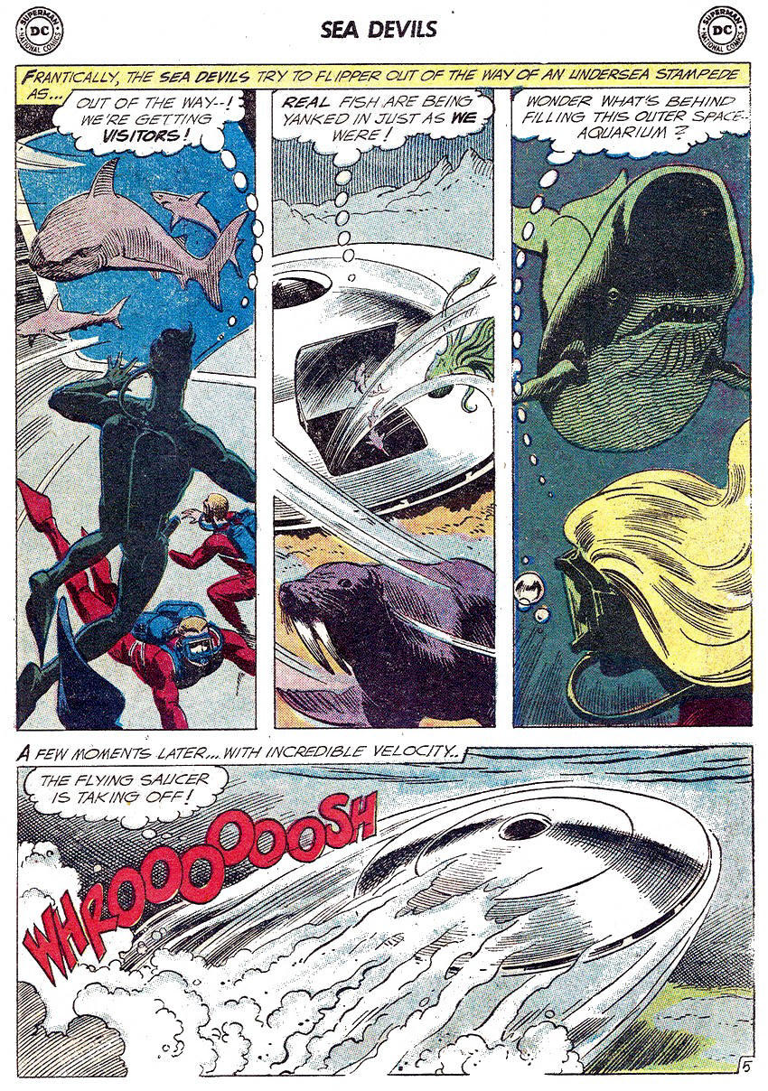 Pappy's Golden Age Comics Blogzine: Number 1648: Sea Devils, alien ...