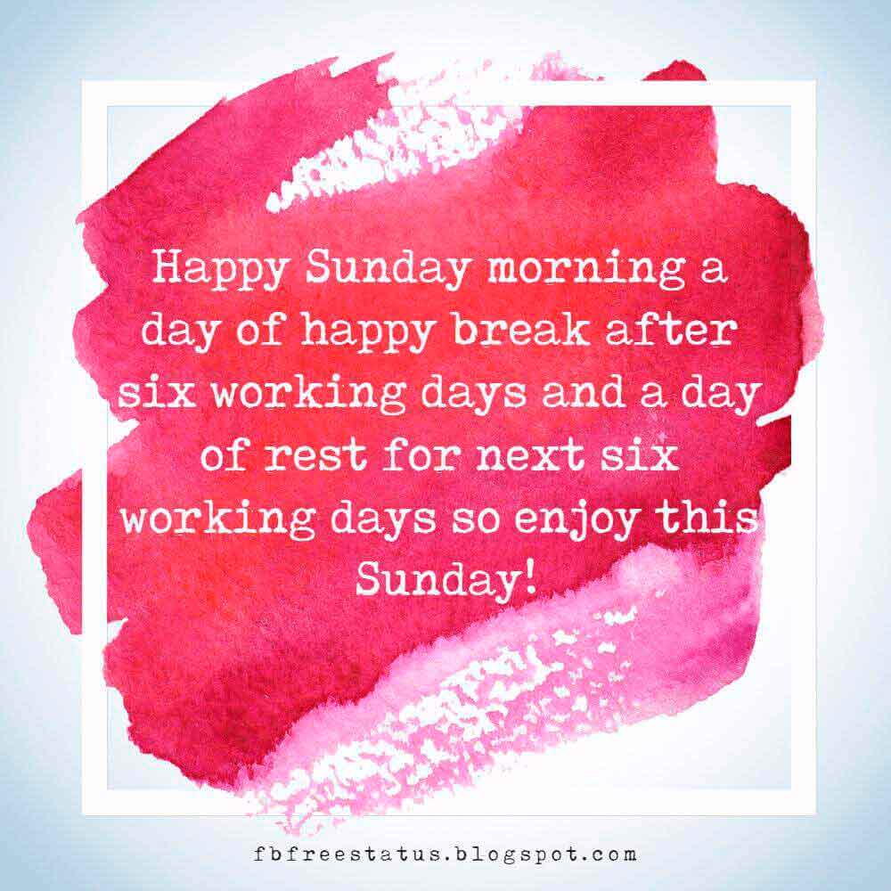 Happy Sunday Morning Quotes Wishes Messages and Images