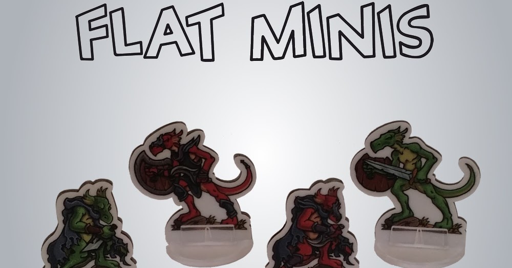 Wargame News and Terrain: Flat Minis: New 2D Wargaming and Roleplaying ...