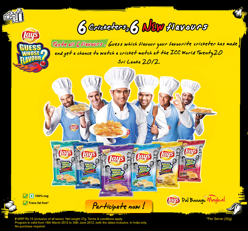 Participate In 'Lays Guess Whose Flavour' Contest : 10 Winners Will ...