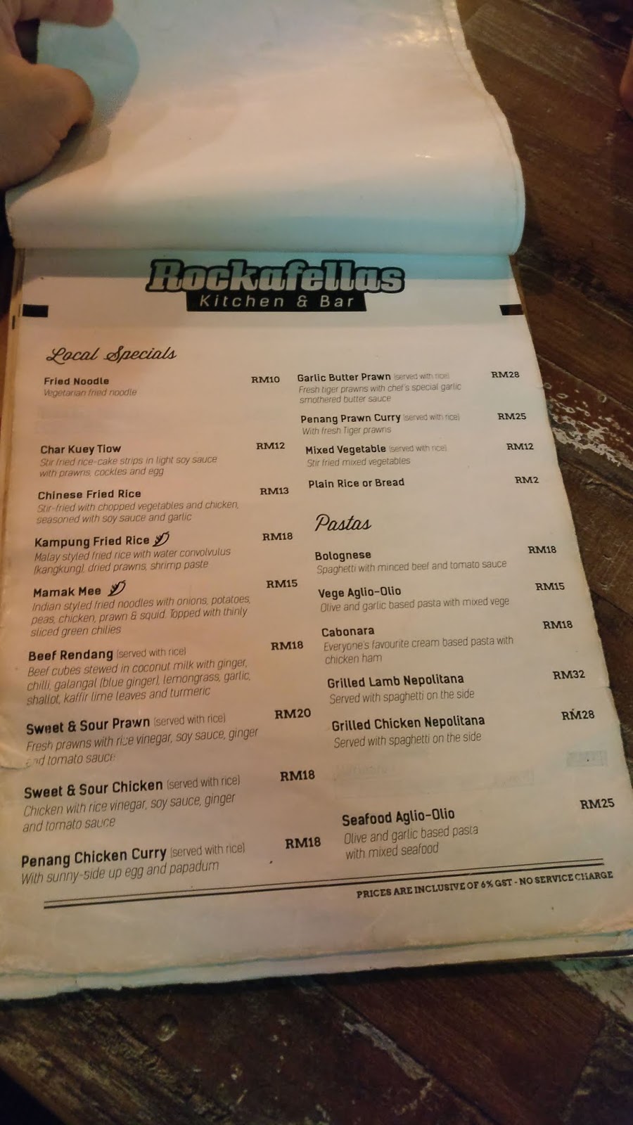 It's About Food!!: Rockafellas Kitchen & Bar @ Chulia Street