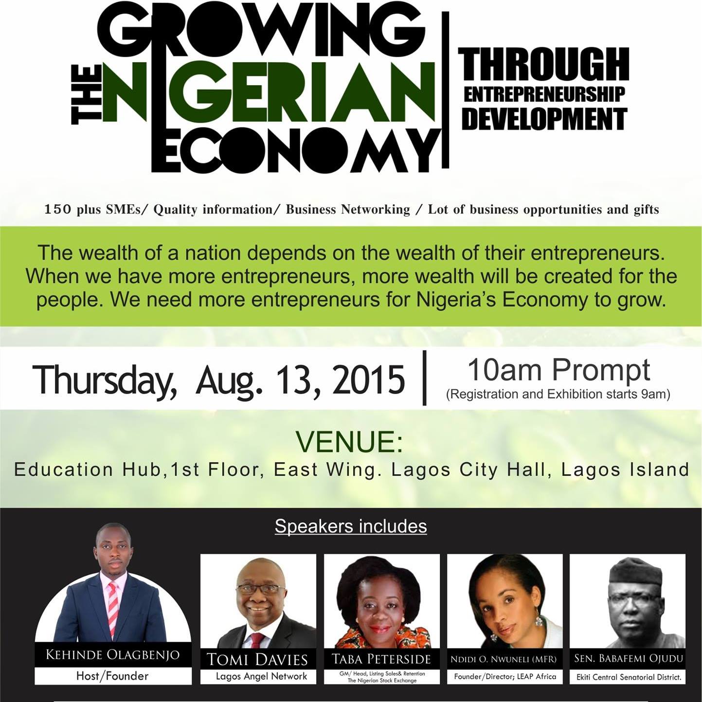 3 entrepreneurship events you don't want to miss this season..... ~ An ...