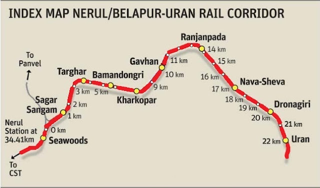 Seawoods-Belapur-Uran Rail Corridor: Railway Board clears Rs.300 Crore ...
