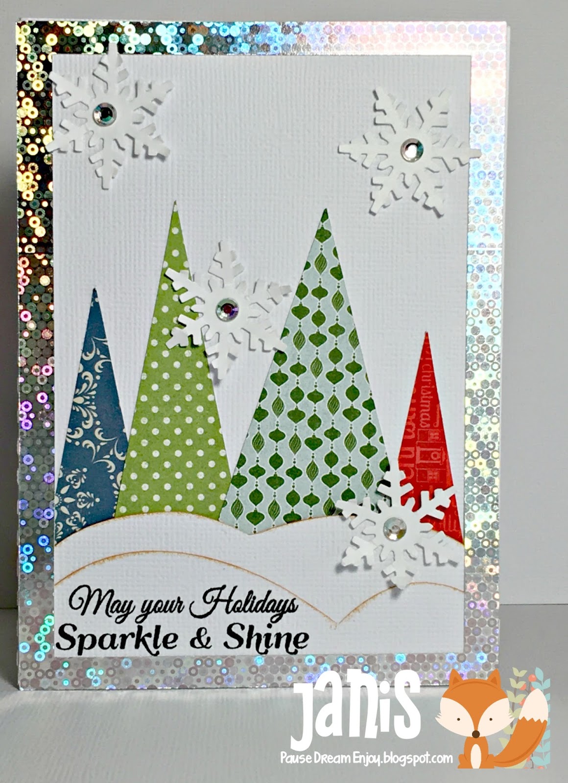 Pause Dream Enjoy: Winter Scene Card