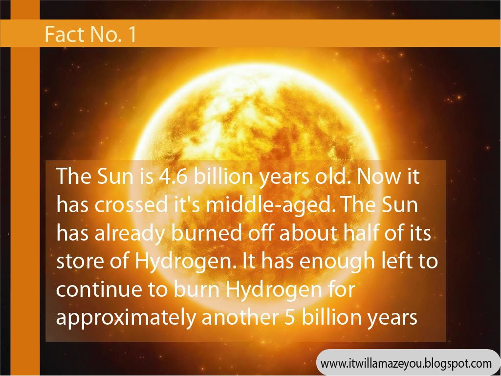 Amazing facts about sun | fun facts about sun | random facts about sun