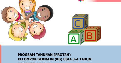 Program Tahunan Kelompok Bermain Kurikulum 2013 (Usia 2-3 dan 3-4 Tahun ...