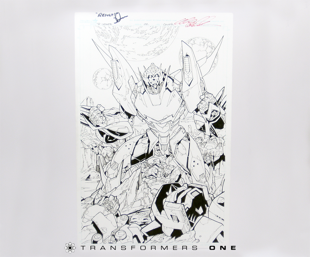 Transformers Square One: IDW MTMTE #2 Original Cover Artwork by Alex Milne