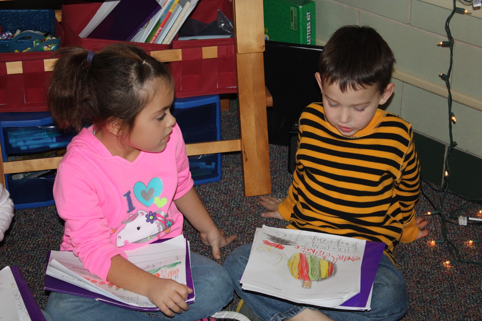 Mrs. Atkin's Kindergarten: Portfolios- Preparing for Student-Led ...