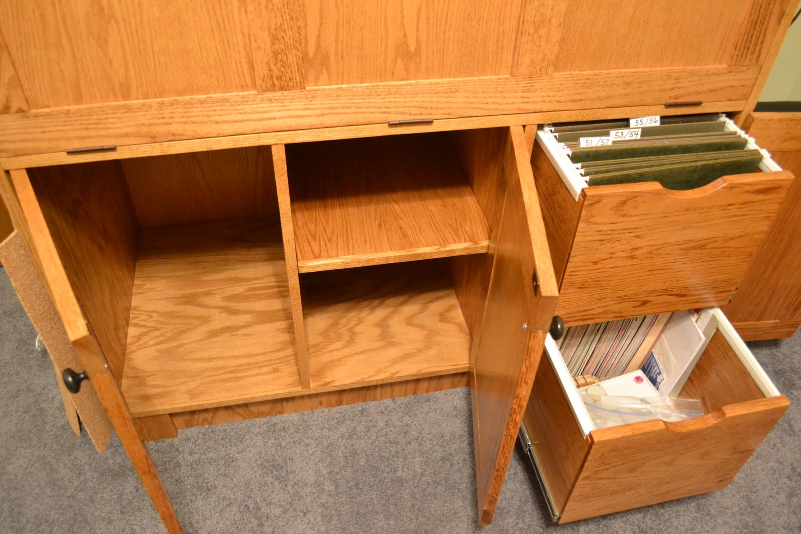 Scroll Bench: Computer Desk Class Project