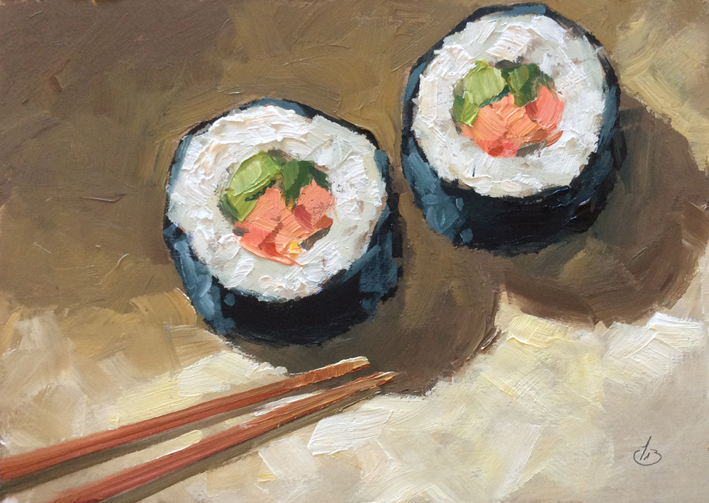 Sushi Art Painting