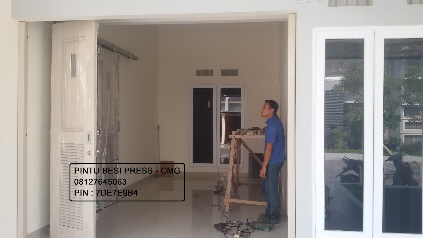 PINTU BESI PRESS PEKANBARU - RUKO DAN GARASI : PEMASANGAN PINTU GARASI ...