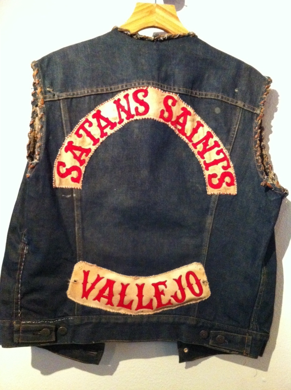 Live to Ride Ride to Church: Vintage Motorcycle Club Vests seen in Portland