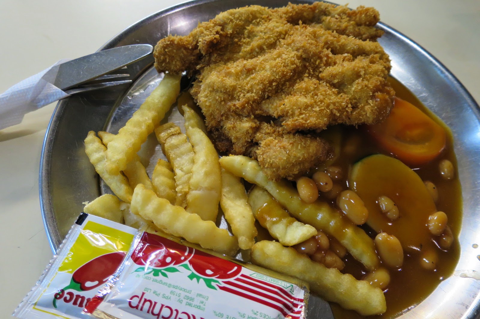 Small Potatoes Make The Steak Look Bigger: Chicken cutlet from No. 1 ...