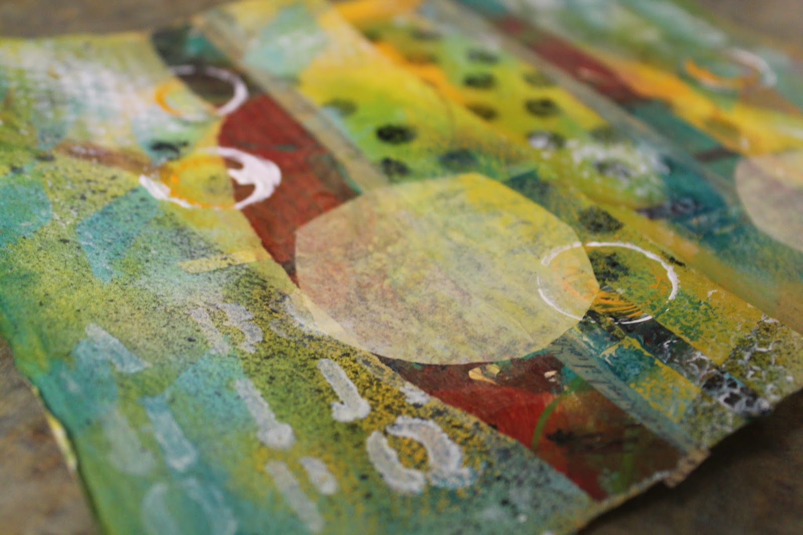 AlteredStatesStudio: watercolor turned into a pair of collages