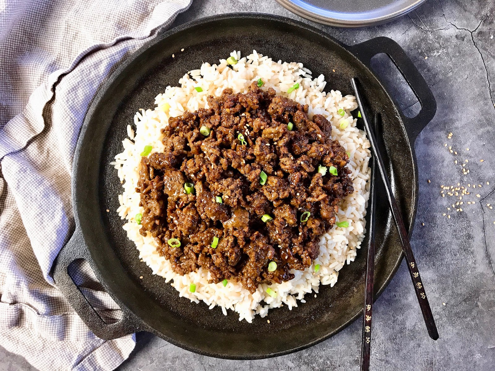 Korean Beef and Rice