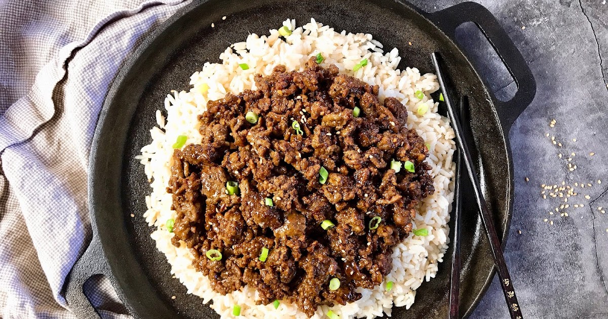 Korean Beef and Rice