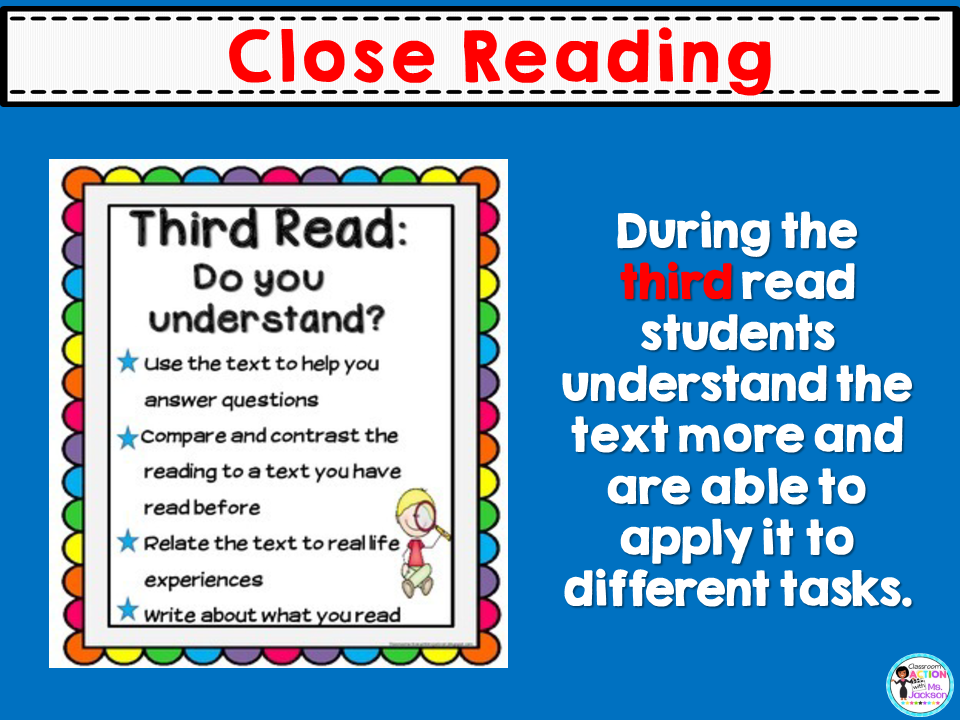 Primary Powers: Close Reading Freebie
