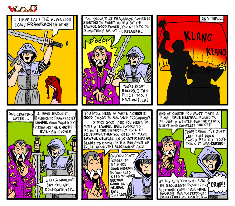 Greyhawkery: Greyhawk Comic Rewind: Magic Swords